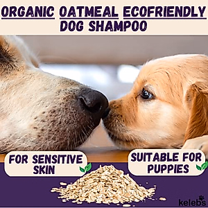 Kelebs Dog Shampoo | Allergies and itching | Dog Shampoo for Sensitive Skin | Puppy Shampoo | All Natural Dog Soap Bar with Lavender Oil & Oatmeal | for Smelly Dogs, Zero Plastic Vegan 3PCS