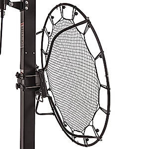 Silverback Multi-Sport Training Rebound Passback Net - Basketball Rebounder - Multisport Rebounder,Black