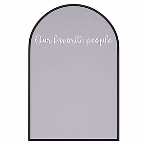 Our Favorite People Sticker (18" x 3") - Wedding Seating Chart Decal - Wedding Sign Decor Wedding Decals - Seating Chart Mirror Decal