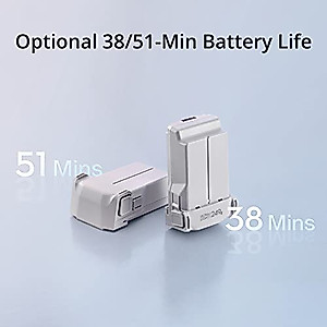 DJI Mini 3 Fly More Combo (DJI RC) - Lightweight and Foldable Mini Camera Drone with 4K HDR Video, 38-min Flight Time, True Vertical Shooting, and Intelligent Features