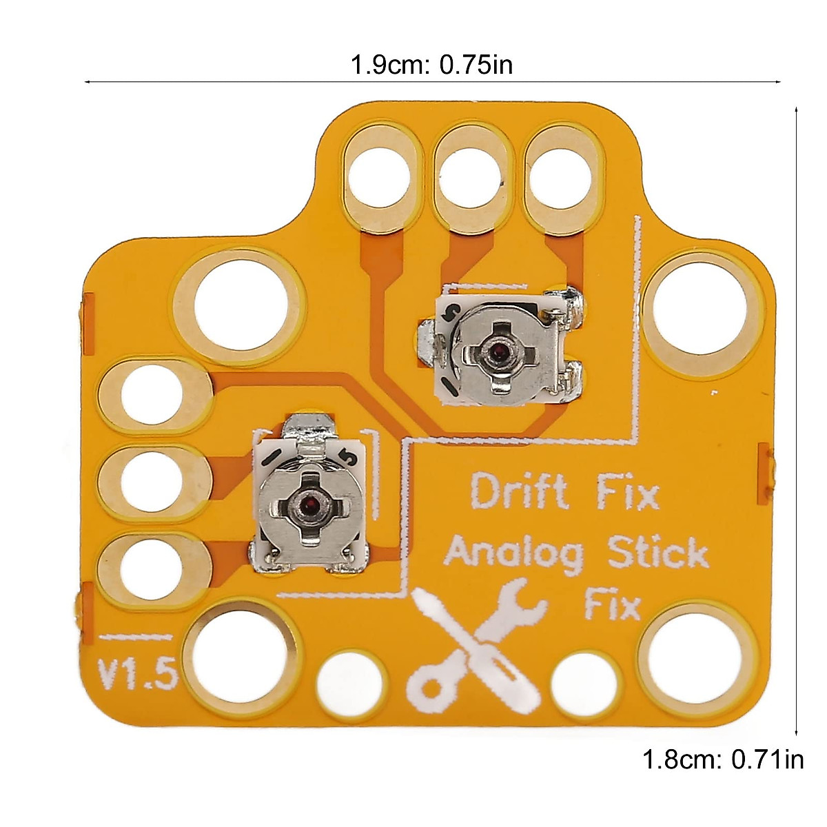 Cuifati 2pcs Gamepad Joystick Drift Repair Board for //, Universal Game Controllers Repair Accessories [Video Game]