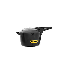 Hawkins Futura Hard Anodized Pressure Cooker, 7 Liter, Black