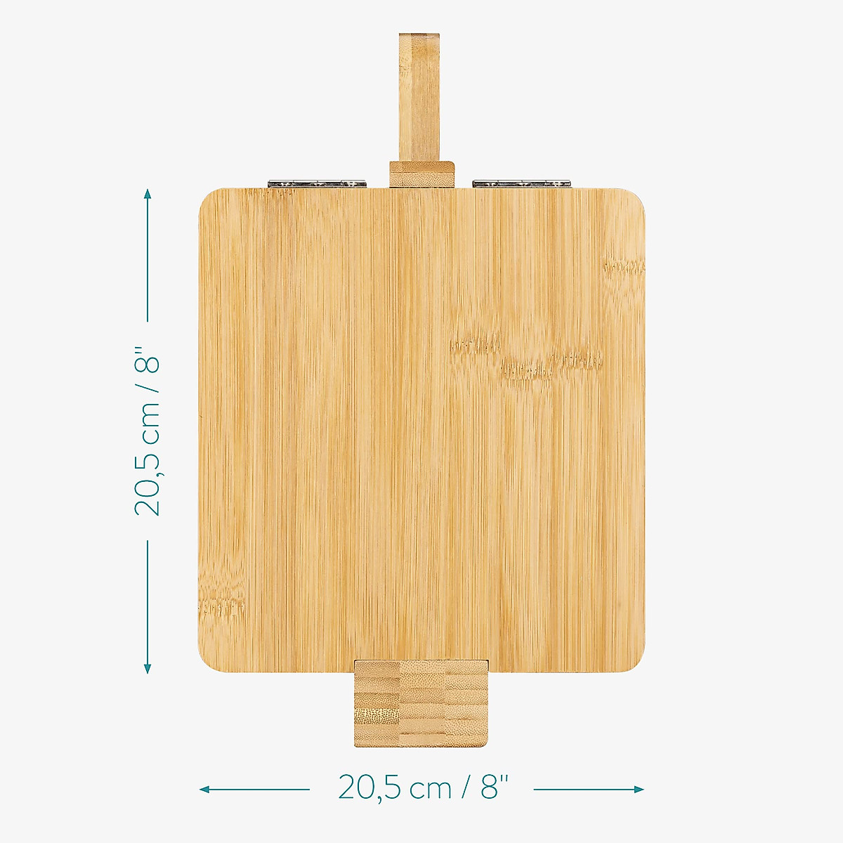 Navaris Wooden Tortilla Press - Wood Pataconera Tortilla Quesadilla Maker Flour Dough Press for Quesadillas Tortillas Indian Roti Tostones Patacones