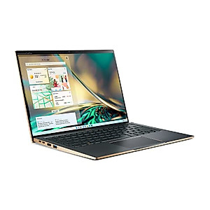 Acer Swift 5 Intel Evo Thin & Light Laptop | 14" WXGA IPS 100% sRGB Touch | 12th Gen Intel i7-1260P | Intel Iris Xe Graphics | 16GB LPDDR5 | 1TB Gen 4 SSD | Killer HDMI,Wi-Fi 6E AX1675 |SF514-56T-797T