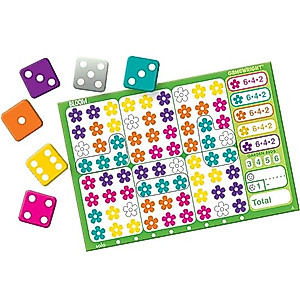 Gamewright - Bloom - The Colorful Wild Flower Roll and Write Dice Game, 5"
