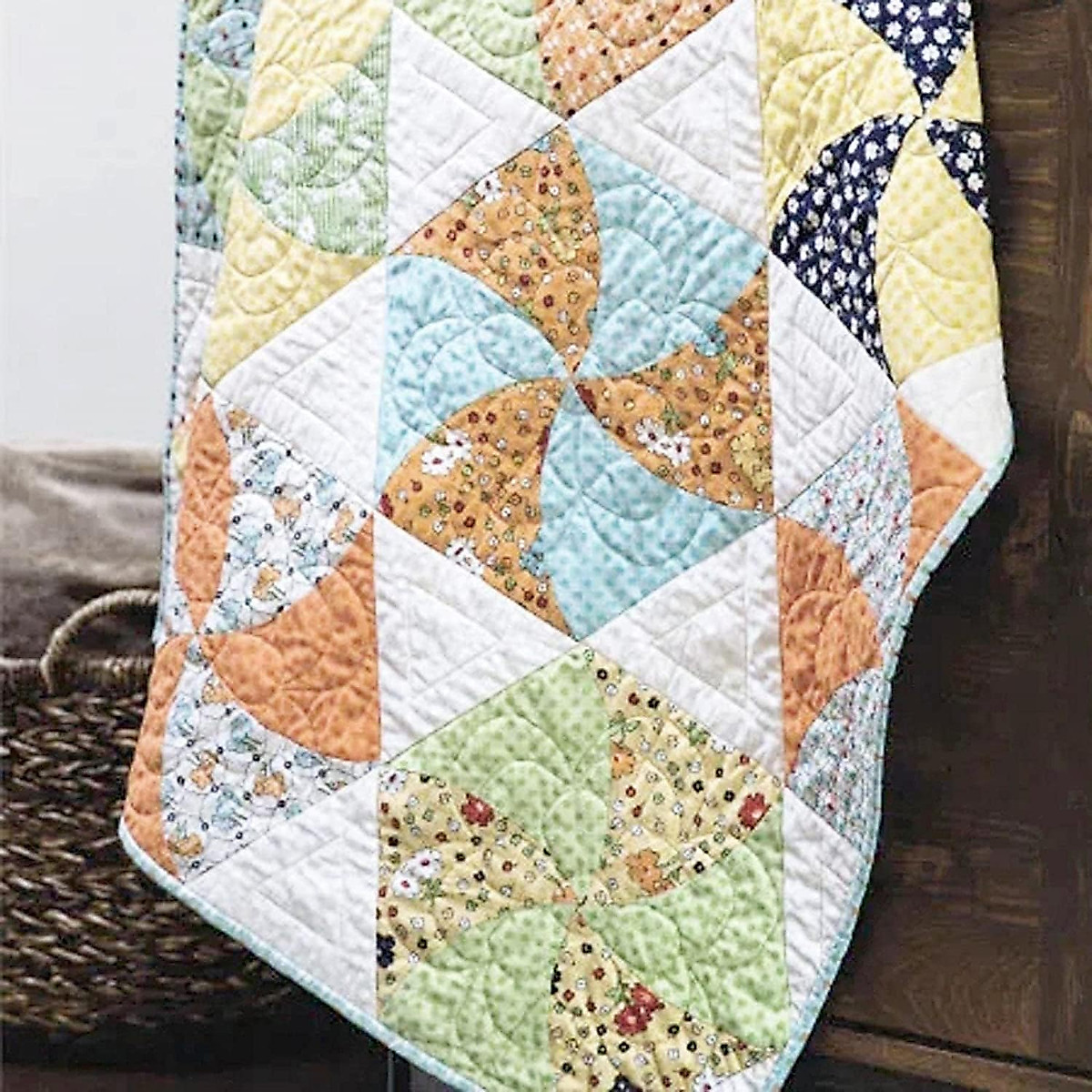 LePvo Twisted Pinwheel Template 2PCS for Quilting, Acrylic Quilting Templates for Professional Tailors Apprentices DIY Quilting Sewing Crafts Embroidery