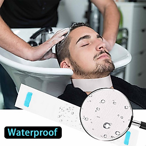 IOOROSE 5 Rolls Disposable Barber Paper Neck Strips Disposable Neck Paper,Professional Stretchy Paper Neck Band Protector Hairdressing Accessory Tool