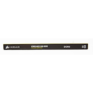 CORSAIR VENGEANCE RGB DDR5 RAM 32GB (2x16GB) 6200MHz CL36 Intel XMP iCUE Compatible Computer Memory - White (CMH32GX5M2B6200C36W)