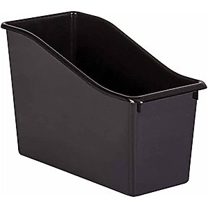 Teacher Created Resources® Black Plastic Book Bin