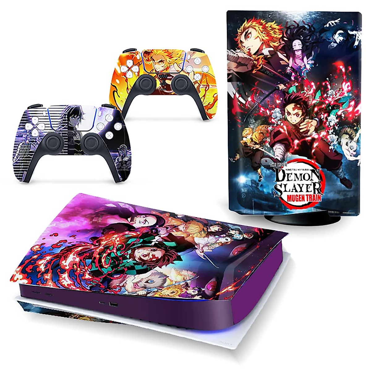 Stickers for Ps5 Controller Skin Disk Package, Suitable for Playstation 5 Shell Console and Controller, Durable, Scratch Resistant and Bubble Free B Style