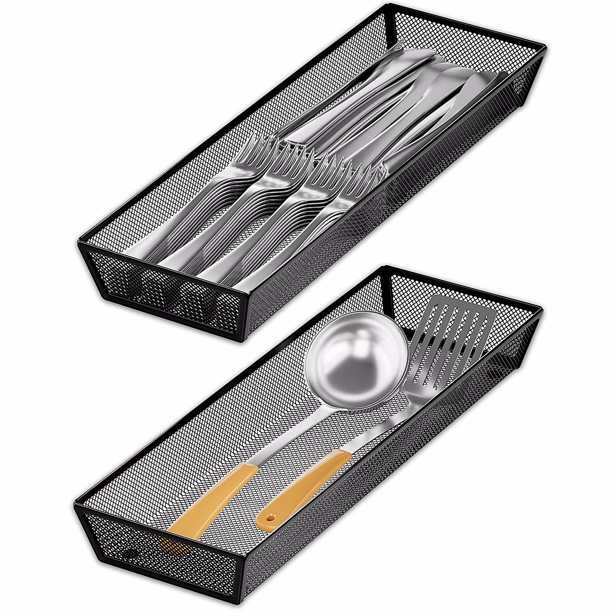 JANE EYRE kitchen drawer organizer - silverware utensil organizer for kitchen drawer,silverware tray in drawer
