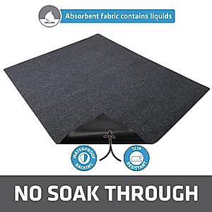 Drymate Washable Pee Pads for Dogs (2-Pack), Waterproof, Absorbent, Non-Slip, Reusable Pet Training Potty Puppy Mats, Housebreaking, Incontinence Bed Pads, Crate/Kennel (USA Made) (Large, 29” x 36”)