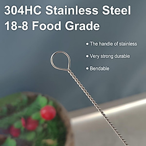 Straw Cleaner Brush for Stanley, 6Pcs Reusable Extra Long Straw Cleaner for 40/30/20 oz Stanley Mug, 10mm Wide Drinking Straw Cleaning Brush for Sippy Cup, Water Bottle and Tubes