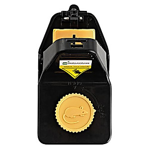 Restaurantware-Pest Tek 6 x 3.1 x 2.7 Inch T-Rex Traps, 6 Durable Commercial Mice Traps - Interlocking Teeth, Sensitive Trigger Pedal, Black ABS Mouse Traps, Removable Bait Cap, Reusable