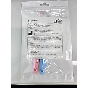 2 Pcs Small Dog Toothbrush Cat Tooth Brush 360 Degree Soft Silicone Pet Toothbrush Tiny Toothbrush Cat Dental Care Puppy Dogs Pet Tooth Cleaning Kit Deep Clean for Small Dog & Cat (Pink+Blue)