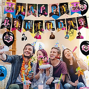 𝓟𝓮𝓭𝓻𝓸 𝓟𝓪𝓼𝓬𝓪𝓵 Birthday Party Supplies, 𝓟𝓪𝓼𝓬𝓪𝓵 Party Decorations with Happy Birthday Banner Cake Topper Cupcake Toppers Balloons Stickers for 𝓟𝓮𝓭𝓻𝓸 Themed Party Decortions