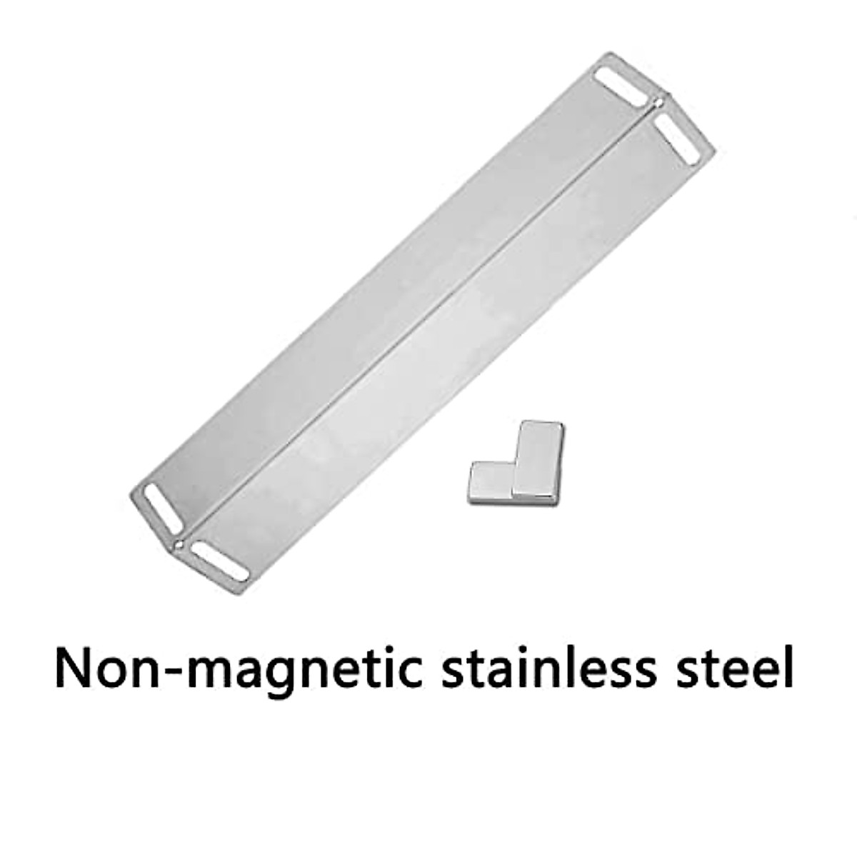 Votenli S9215A (4-Pack) S1512A (4-Pack) 16 1/2" Stainless Steel Heat Plate and Burner and Adjustable Carryover Tube Replacement Parts Kit for Charbroil 463211512, 463211513 Gas Grill Model