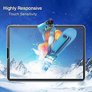 ProCase for iPad Pro 12.9 Inch 6th 5th 4th 3rd Gen 2022 2021 2020 2018 Screen Protector, Matte Tempered Glass Anti-fingerprint Film Guard for iPad Pro 12.9 6 5 4 3