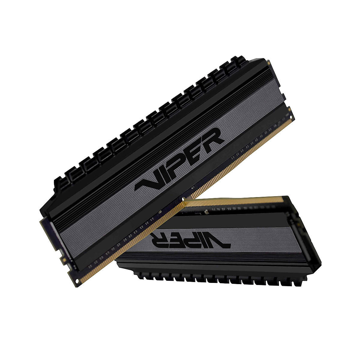 Patriot Viper 4 Blackout DDR4 RAM 64GB (2X32GB) 3200MHz CL16 1.35v UDIMM Desktop Gaming Memory Kit Compatible with XMP - PVB464G320C6K