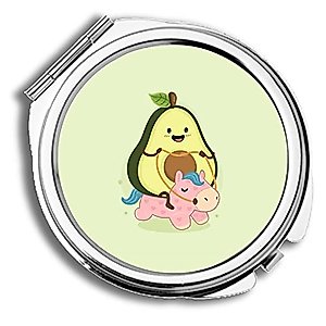 Mirror Made by Metal Children Print with Rowing Avocado