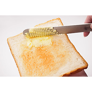 THAT! Spread That Serrated Warming Butter Knife, Copper, Black