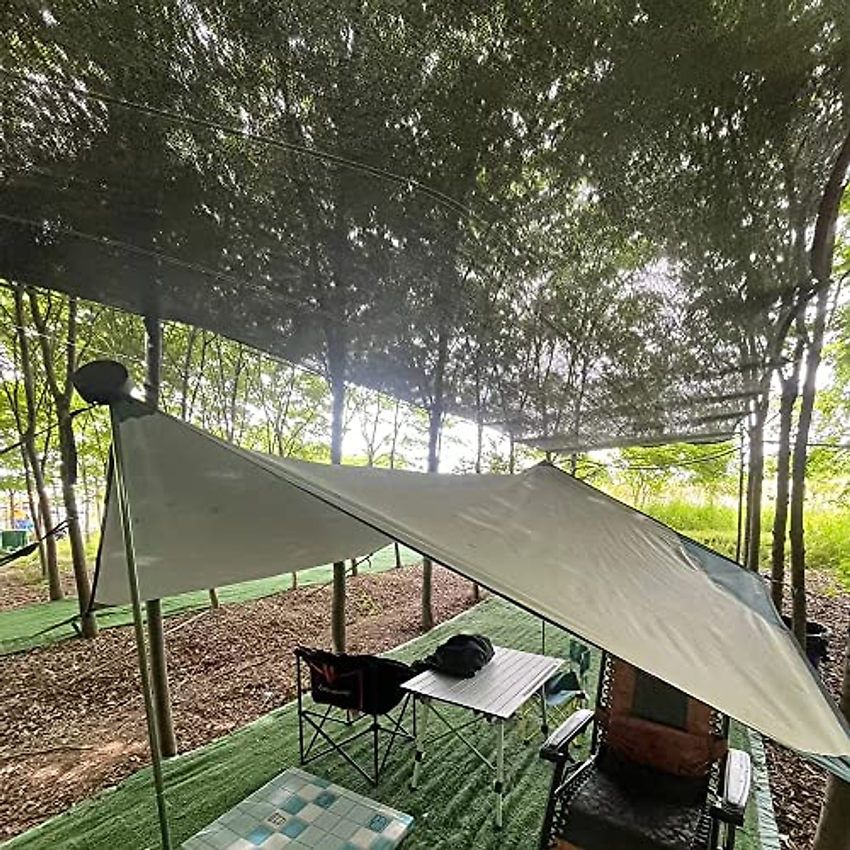 70% Shading Rate 10ft20ft Shade Cloth with Grommets, Black Sun Shade Mesh for Plant Cover, Greenhouse, Patio