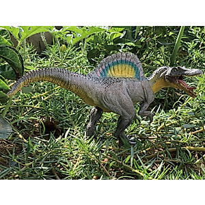 Gemini & Genius Dinosaur Toys for 3 4 5 6 7 Year Old Boys, Spinosaurus with Movable Jaw Dino Action Figure, Cool Birthday Cake Topper, Party Gift, Home Decoration for Kids
