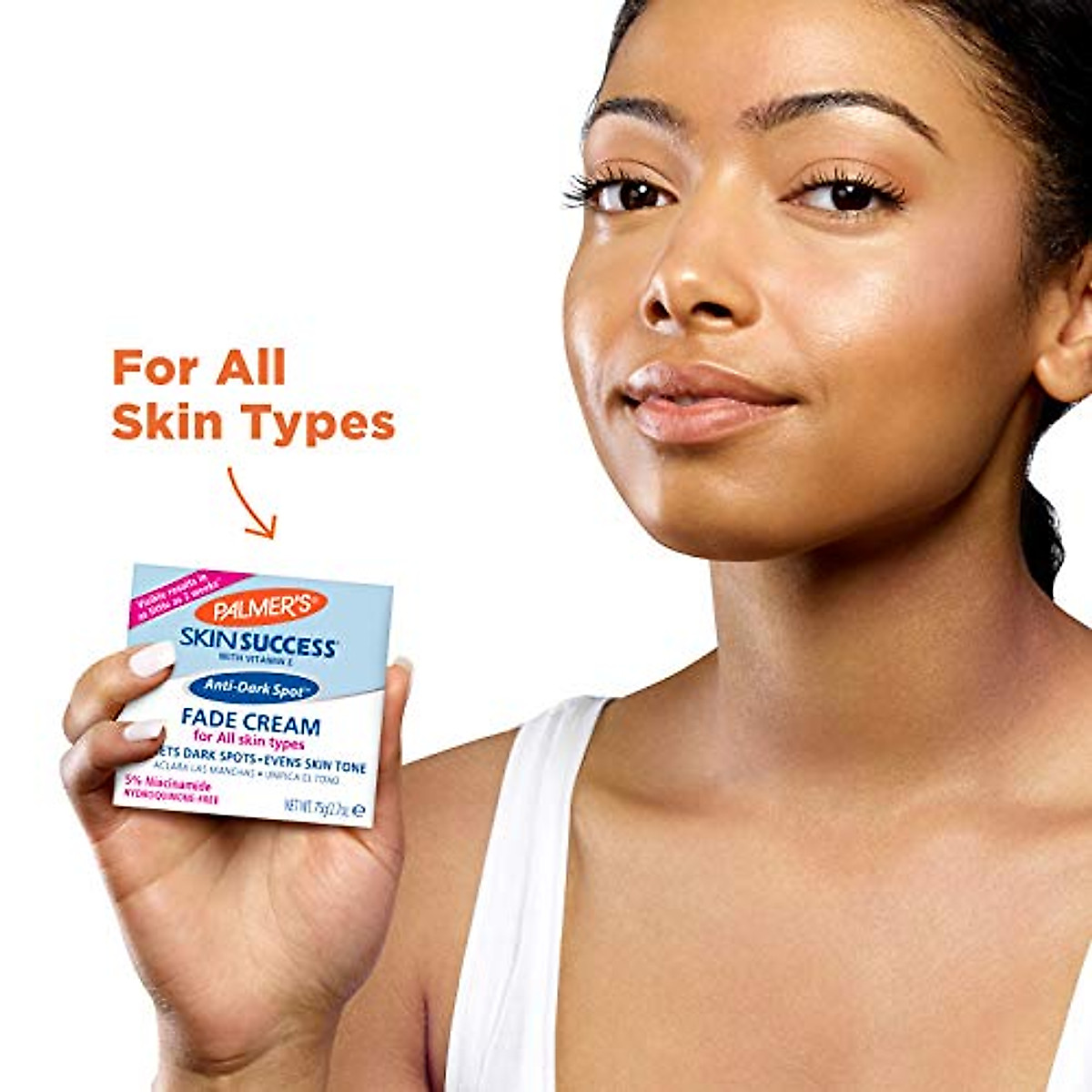 Palmer's Skin Success Anti-Dark Spot Fade Cream with Vitamin E and Niacinamide, Helps Reduce Dark Spots and Age Spots, Suitable for All Skin Types 2.7 Ounce