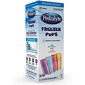 Pedialyte Freezer Pops - Assorted Flavors - 2.1 Ounce - 16 ct (Pack of 3)