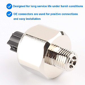 Knock Sensor, Replaces 30530-PPL-A01, 158-0917, 1580917 Compatible with Honda, Acura - 2003-2007 Accord, 2002-2009 CRV, 2002-2005 Civic, 2003-2011 Element, 2007-2012 RDX, 2002-2006 RSX, 2004-2008 TSX
