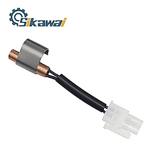 Sikawai W10383615 Refrigerator Thermistor with Clip Fit for Whirl-Pool Refrigerator Replaces WPW10383615VP 2118226 AP6020675 PS11753994