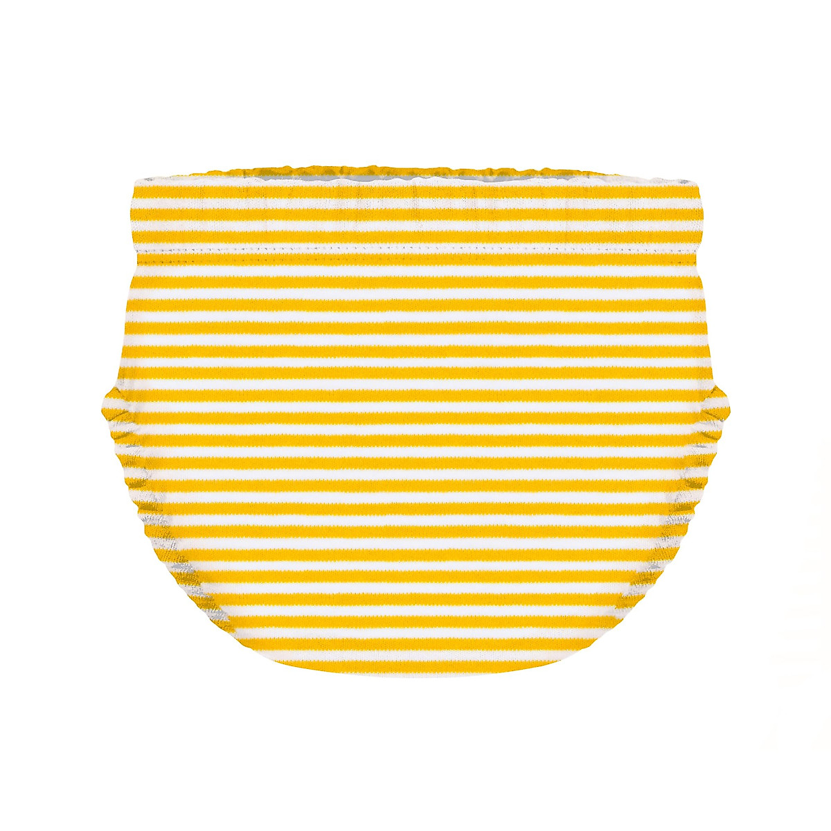 College Baby Striped Game Day Polo Dress with Bloomer - Baylor Bears Logo - Gold/White - 12 Months