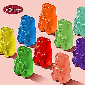 Albanese World's Best 12 Flavor Gummi Bears, 5lbs of Candy