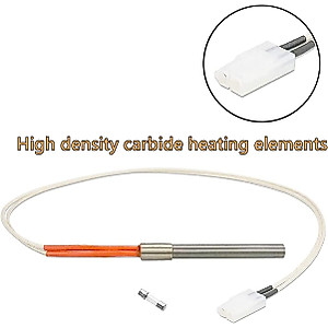 Auger Motor, Grill Induction Fan, Fire Burn Pot and Hot Rod Ignitor Kit,BBQ Grill Replacement kit for Pit Boss and Traeger Wood Pellet Grill Parts,with Screws and Fuse