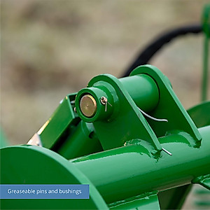 Titan Attachments 48-in Tine Bucket Attachment Fits John Deere Loaders Fits John Deere Loaders, Hook and Pin Connection