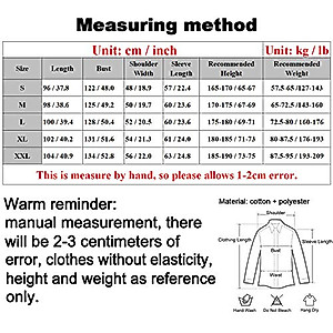 Baokai White Lab Coat, Medical Coat for Men, Unisex Long Sleeve Cotton Doctor's Costume for Adult (S-XXL)