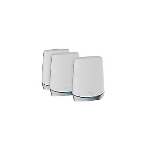 NETGEAR Orbi Whole Home Tri-band Mesh WiFi 6 System (RBK753) – Router with 2 Satellite Extenders | Coverage up to 7,500 sq. ft. and 40+ Devices | AX4200 (Up to 4.2Gbps)