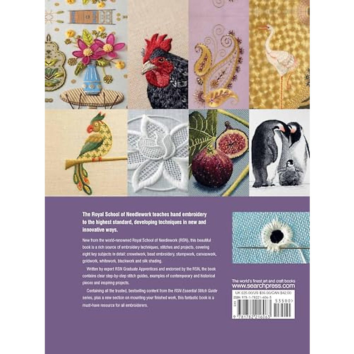 The Royal School of Needlework Book of Embroidery: A Guide To Essential Stitches, Techniques And Projects