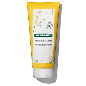 Klorane – Brightening Conditioner with Chamomile – Enhances Highlights & Brightens Blonde Hair – Hydrogen Peroxide, Ammonia, Silicone, Paraben & Sulfate Free – 6.7 fl. oz.