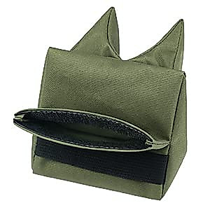 TWOD 2-Set Outdoor Shooting Rest Bags - Target Sports Bench Rest Front & Rear Support SandBag Stand Holders for Gun Rifle Shooting Hunting Photography - Unfilled