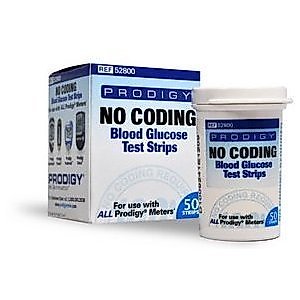 Prodigy No Coding Testing Strips, 52800, 50 Ct