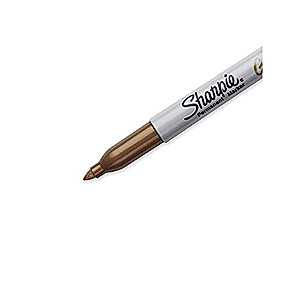 SHARPIE 1823887 Metallic Permanent Markers Gold Dozen