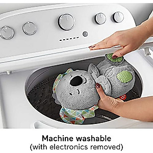 Fisher-Price Sound Machine Soothe 'n Snuggle Koala Plush Baby Toy with Rhythmic Motion and Customizable Lights Music & Timers