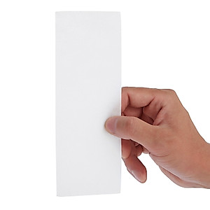 Juvale 400-Pack Wax Strips for Body and Facial Hair Removal - Non-Woven Depilatory Paper Sheets, Customizable Size, Smooth Surface, and Disposable (7.85x2.7 in)