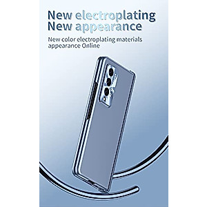 Case with S Pen for Samsung Galaxy Z Fold 3 5G 2021 with Removable Hinge Protection Holder and Built-in Camera Lens Protector and Front Screen Protector