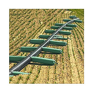 Pool Above Ground Irrigation Water Hose Double Side Irrigation Easy To Store Collapsible Customizable Size For Agriculture Fields Garden ( Color : Green , Size : 30m/3m )
