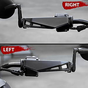 SAUTVS Handguards LED Lights for Can Am Ryker, Aluminum Hand Guards LED Lights Lamps Lighting Kit for Can-Am Ryker 600 900 Sport Rally All Models Accessories (2PCS, Replace #219400820)