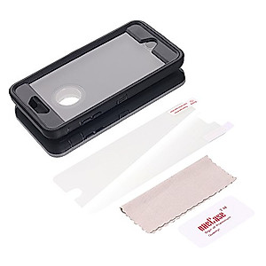 iPhone 6 Case, iPhone 6S Case [HEAVY DUTY] AICase® Built-in Screen Protector Tough 3 in 1 Rugged Shorkproof Cover for Apple iPhone 6/6S (Black)