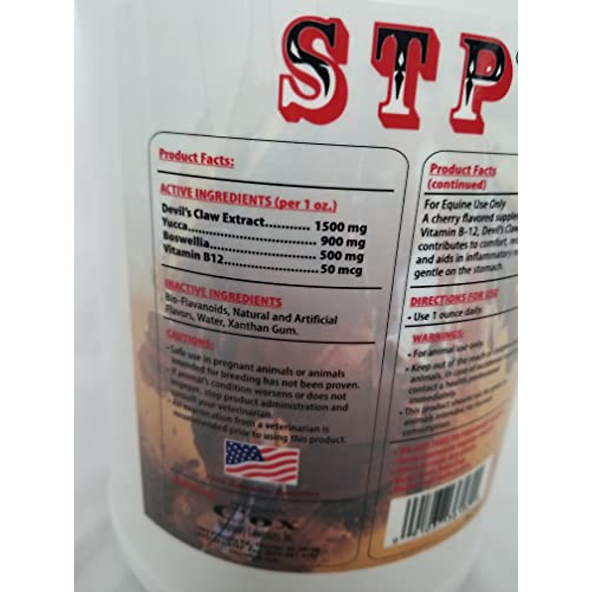 Cox Veterinary Labs STP Stop The Pain Gallon (128 oz)