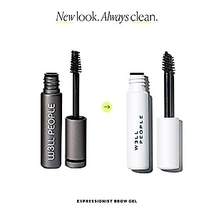 Well People Expressionist Brow Gel, Conditioning Gel For Thickening & Filling In Brows, Creates Fuller-looking Brows, Vegan & Cruelty-free, Brown